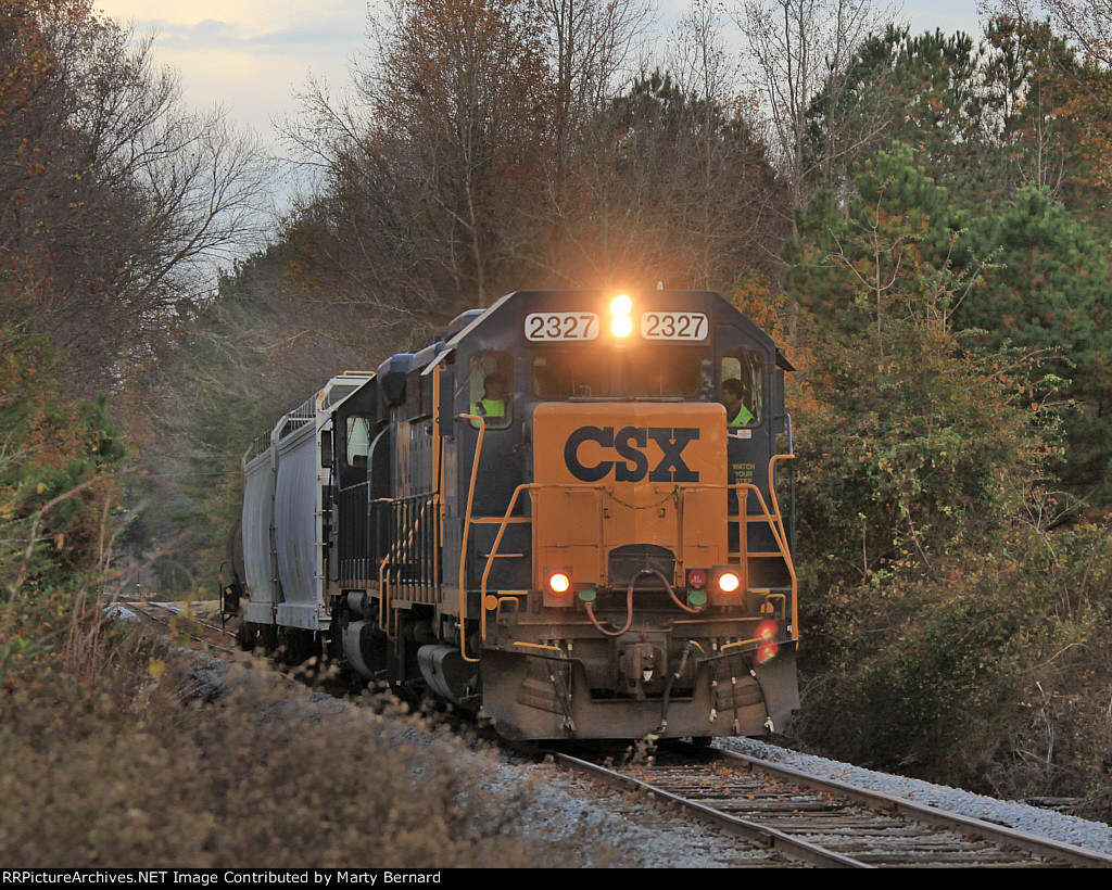 CSX Road Slug 2327 and Mother 691J